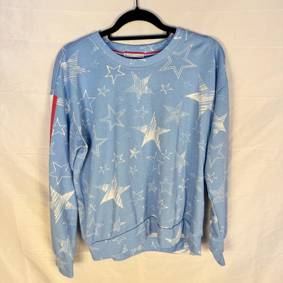 P.J. Salvage | Sweaters | Pj Salvage Light Blue Graphic Sweater | Poshmark
